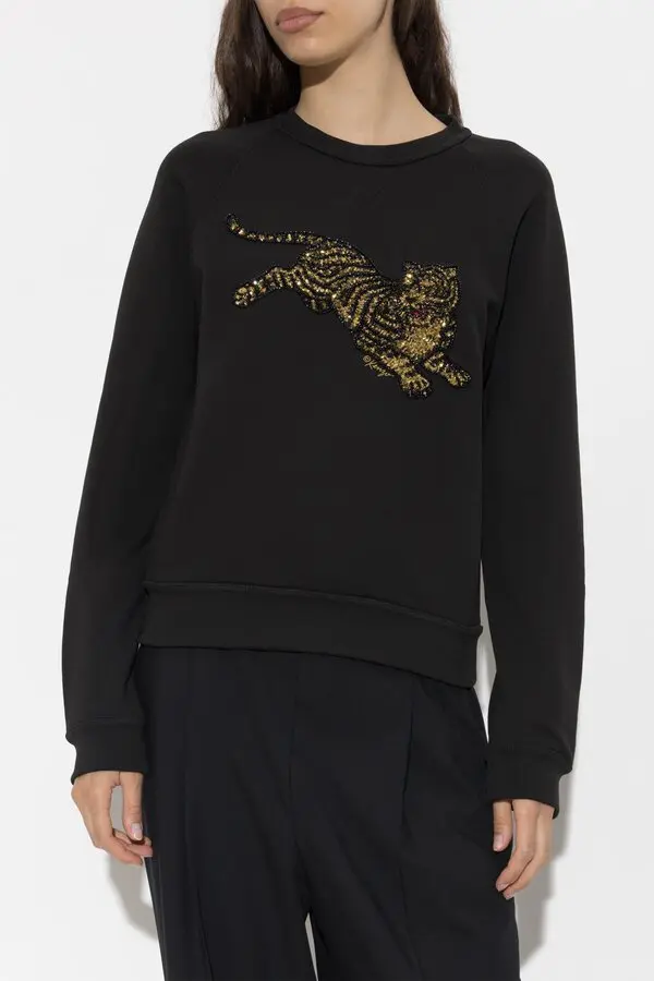 Kenzo Sweatshirt With Shimmering Sequins