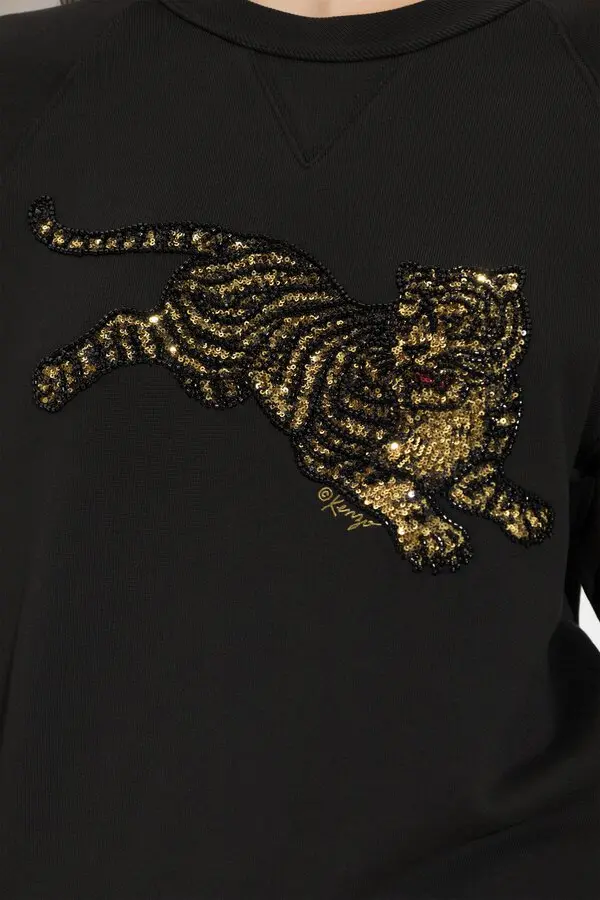 Kenzo Sweatshirt With Shimmering Sequins