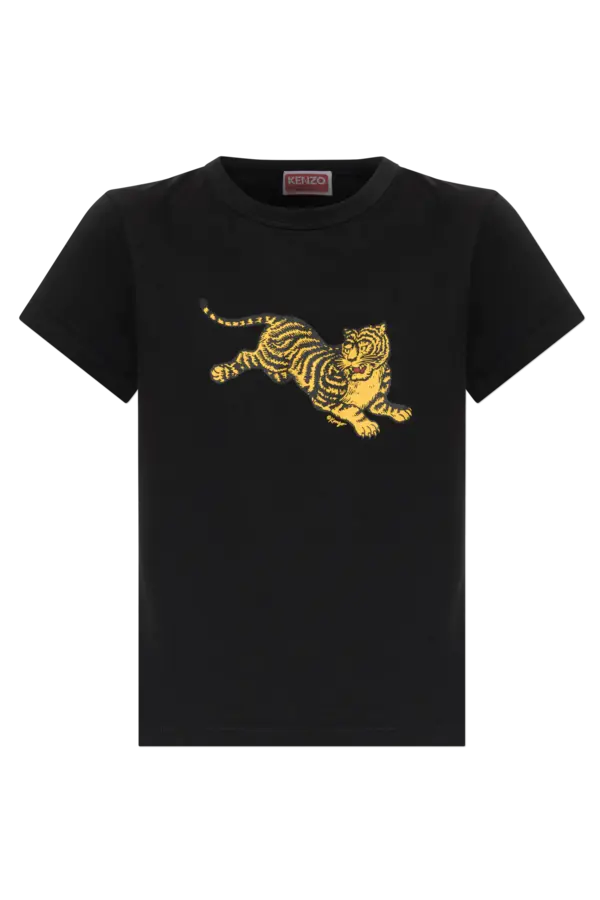 Kenzo T-shirt With Print - Black