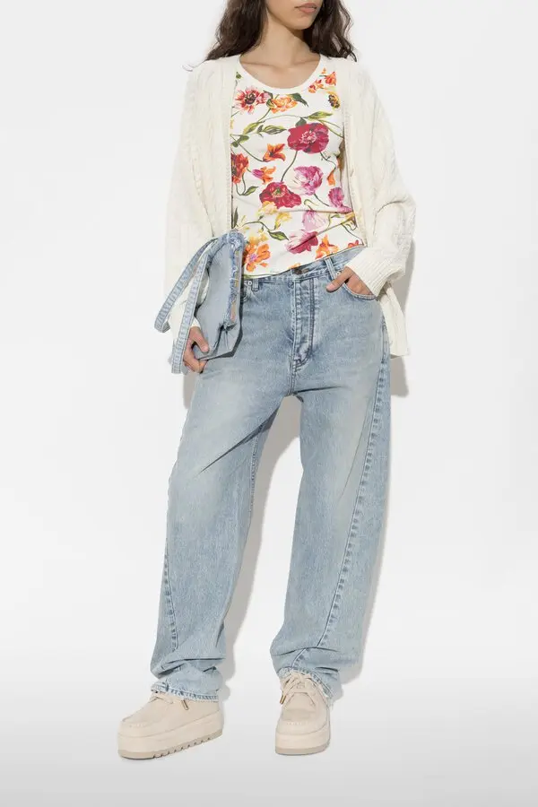 Kenzo Cardigan With Decorative Knit