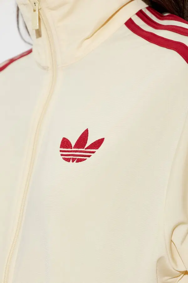 ADIDAS ORIGINALS Zip-up Sweatshirt With Logo And Sporty Stripes