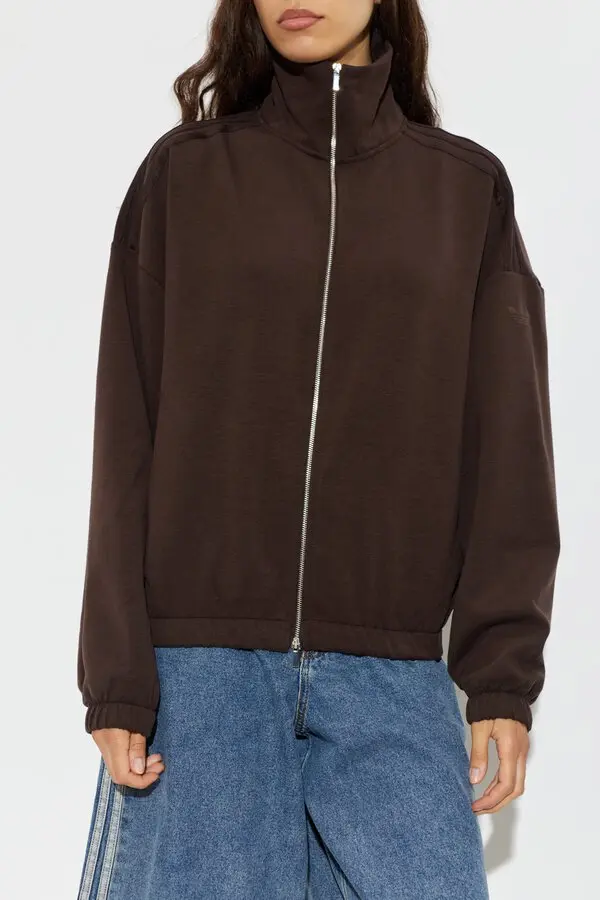 ADIDAS ORIGINALS Zip-up Stand Collar Sweatshirt