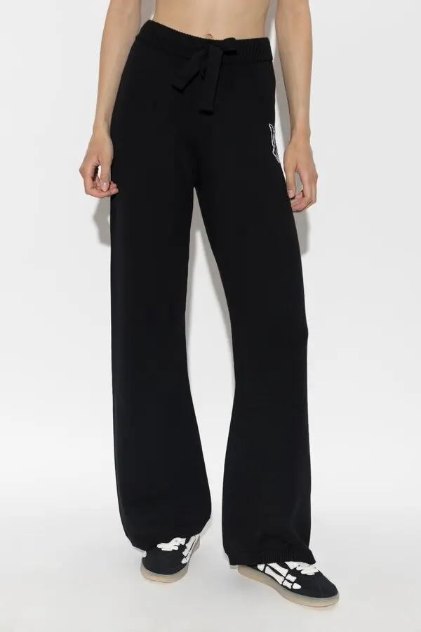Amiri Wool Trousers With Logo