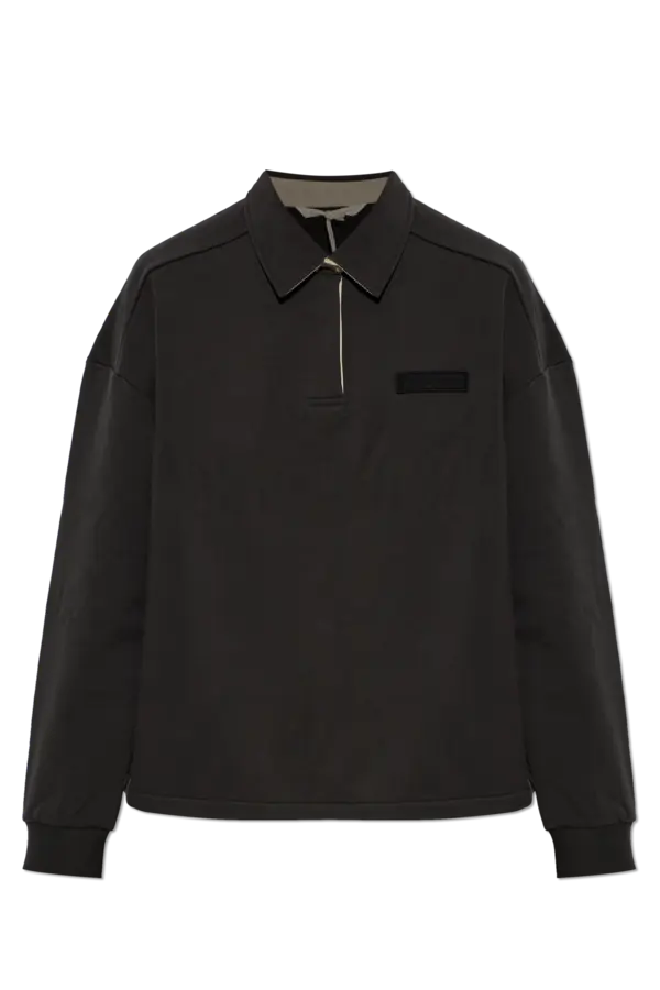 RETHINKIT STUDIOS Oversize’ Type Polo - Black