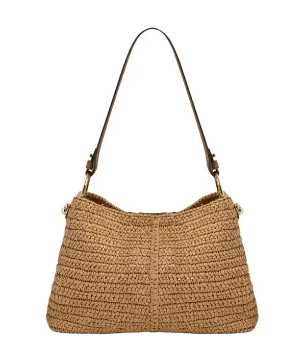 Strathberry Lana Hobo Raffia - Clay