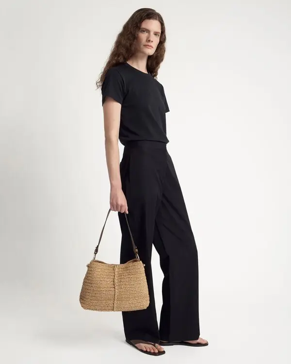 Strathberry Lana Hobo Raffia
