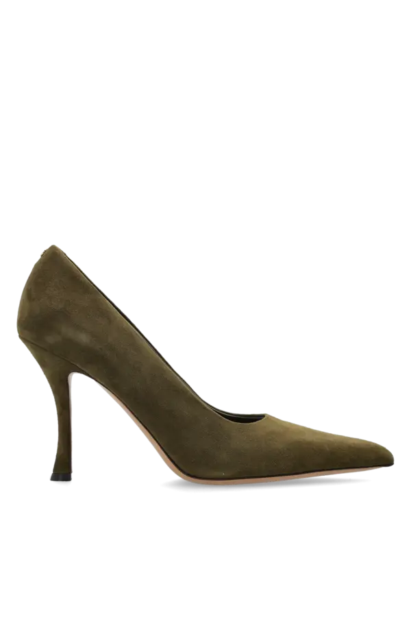 FERRAGAMO Elydea" Suede Heeled Shoes - Green