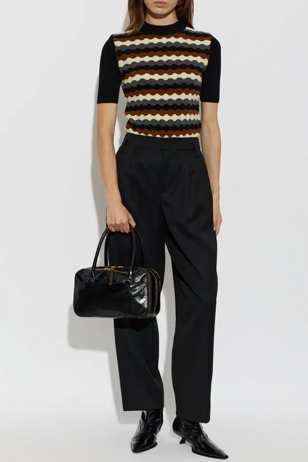 Marni Leather Heeled Ankle Boots