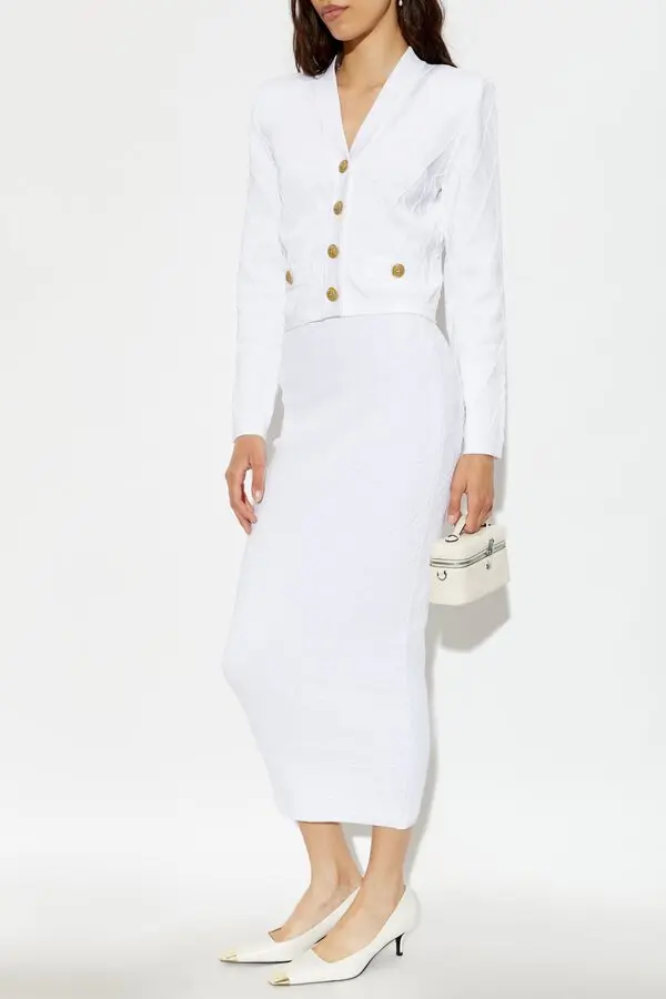 Balmain Cardigan With Decorative Pockets