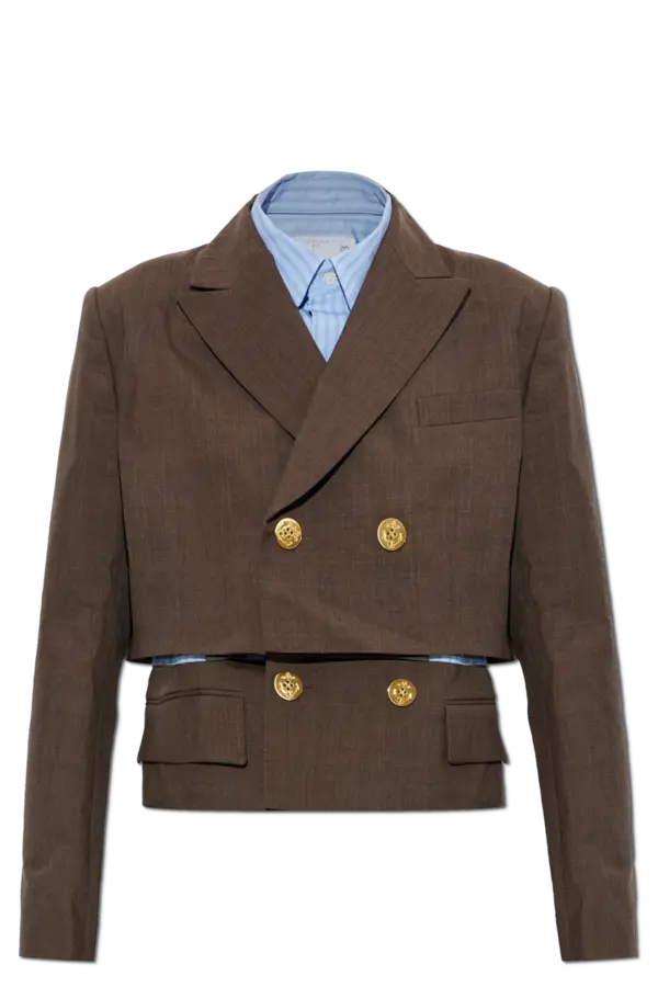 Sacai Double-breasted Blazer