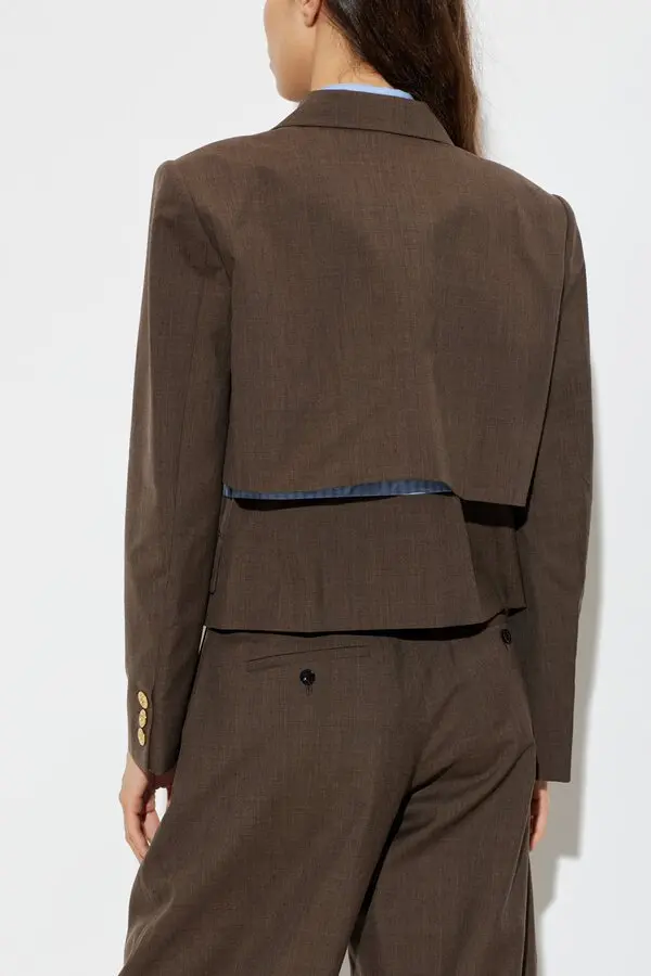 Sacai Double-breasted Blazer