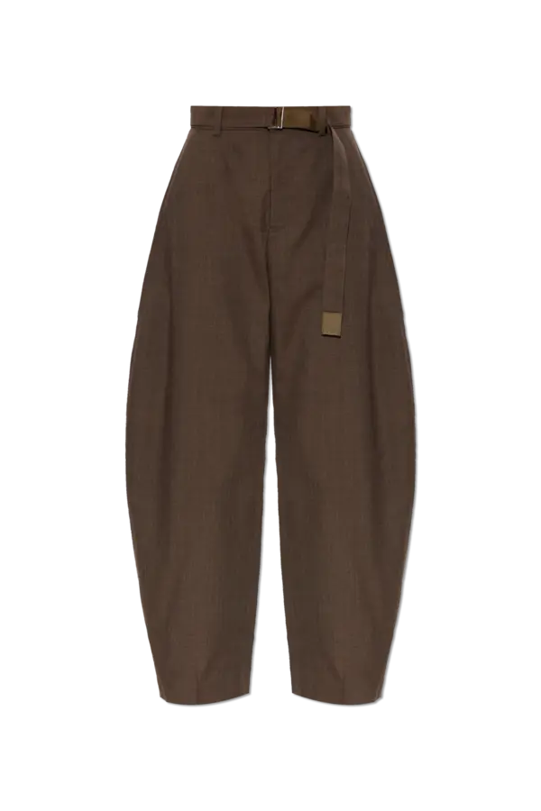 Sacai Wool Pants - Brown