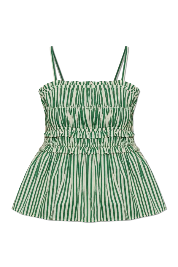 ALLSAINTS Kali’ Spaghetti Strap Top - Green