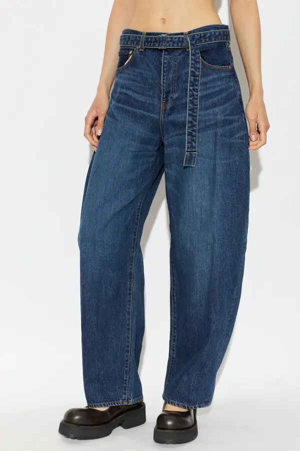 Sacai Jeans With Belt