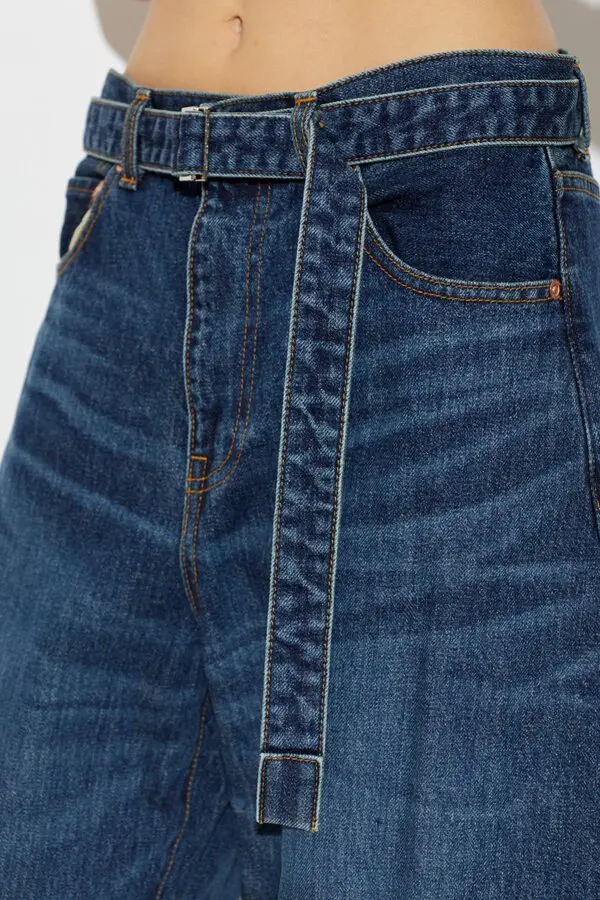 Sacai Jeans With Belt