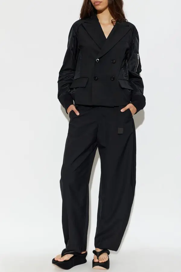 Sacai Double-breasted Blazer