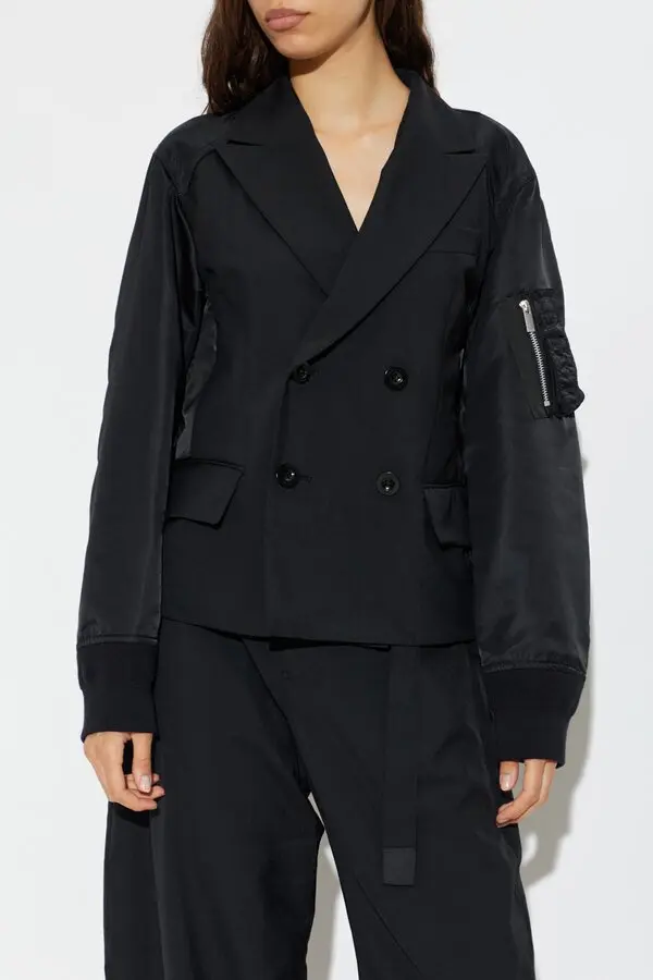 Sacai Double-breasted Blazer