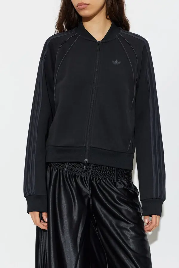 ADIDAS ORIGINALS Zip-up Sweatshirt With Sporty Stripes And Trefoil Logo