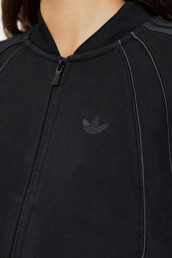 ADIDAS ORIGINALS Zip-up Sweatshirt With Sporty Stripes And Trefoil Logo
