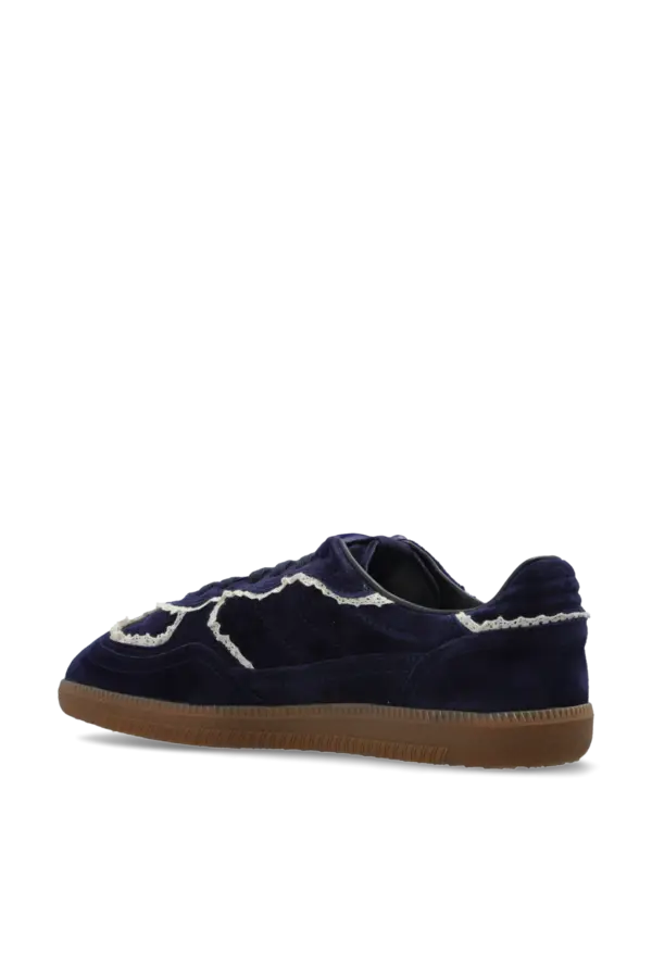 ALOHAS Navy Velour Sneakers With Contrasting Stitching