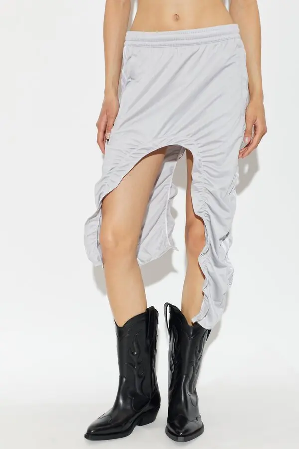 ADIDAS ORIGINALS Asymmetrical Ruffled Skirt With Stripes
