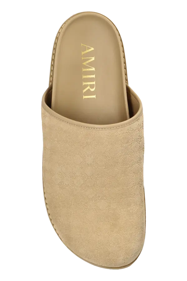 Amiri Suede Mules `ma Clog
