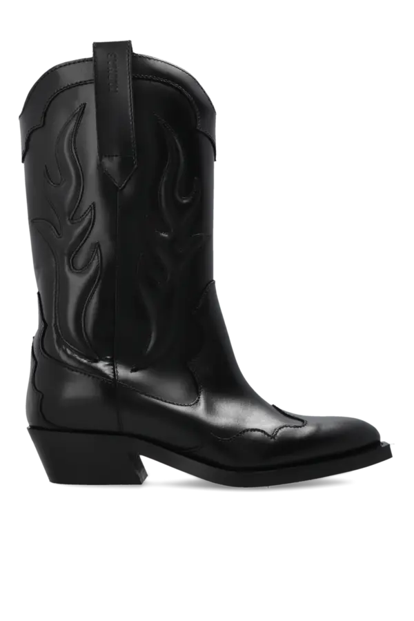 ALOHAS Calyx' Heeled Boots - Black