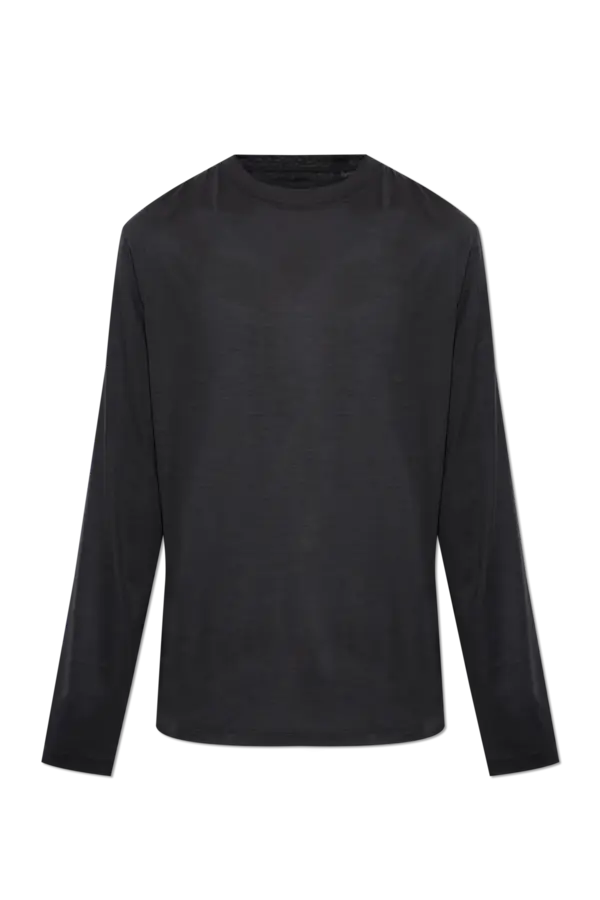 Sease Wool Long Sleeve T-shirt - Grey