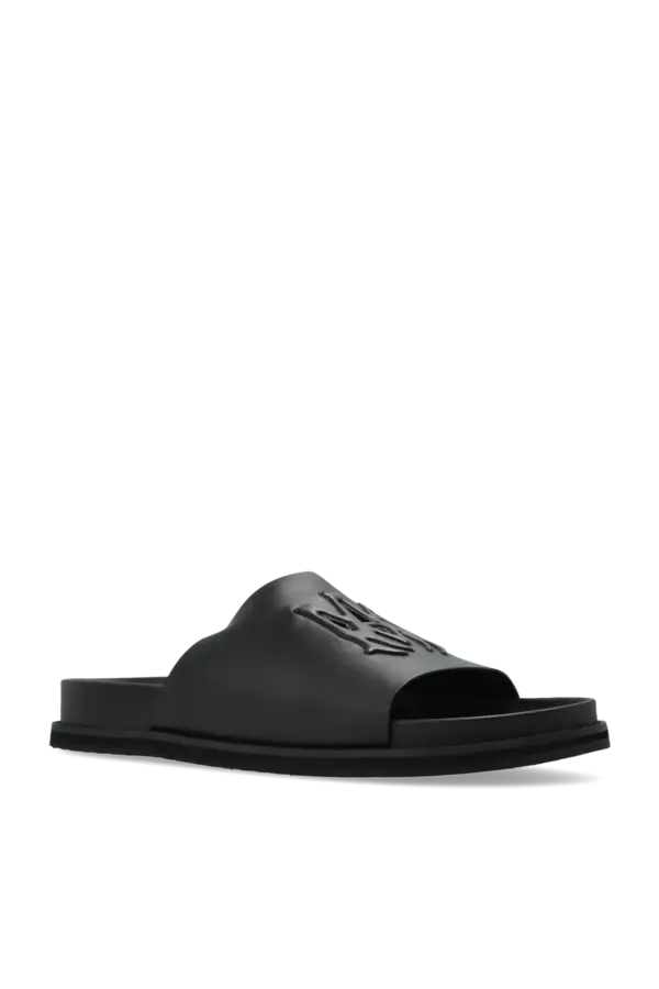 Amiri Embossed Leather Slides