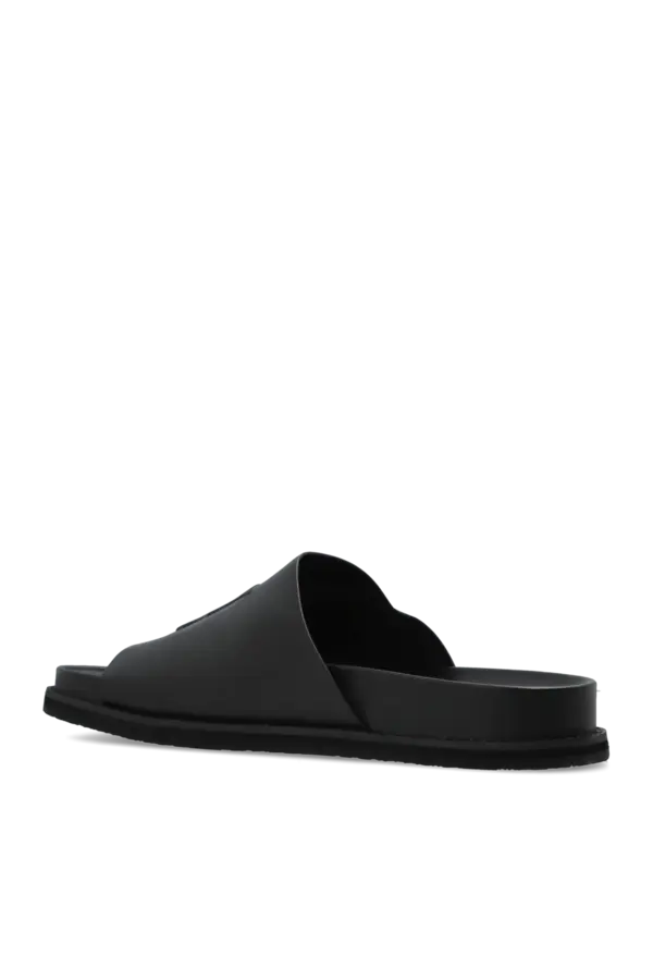 Amiri Embossed Leather Slides
