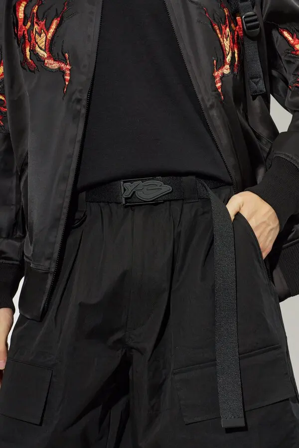 Y3 Woven Logo Belt