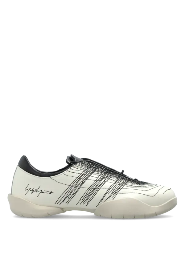 Y3 Regu Embroidery’ Sports Shoes - Cream