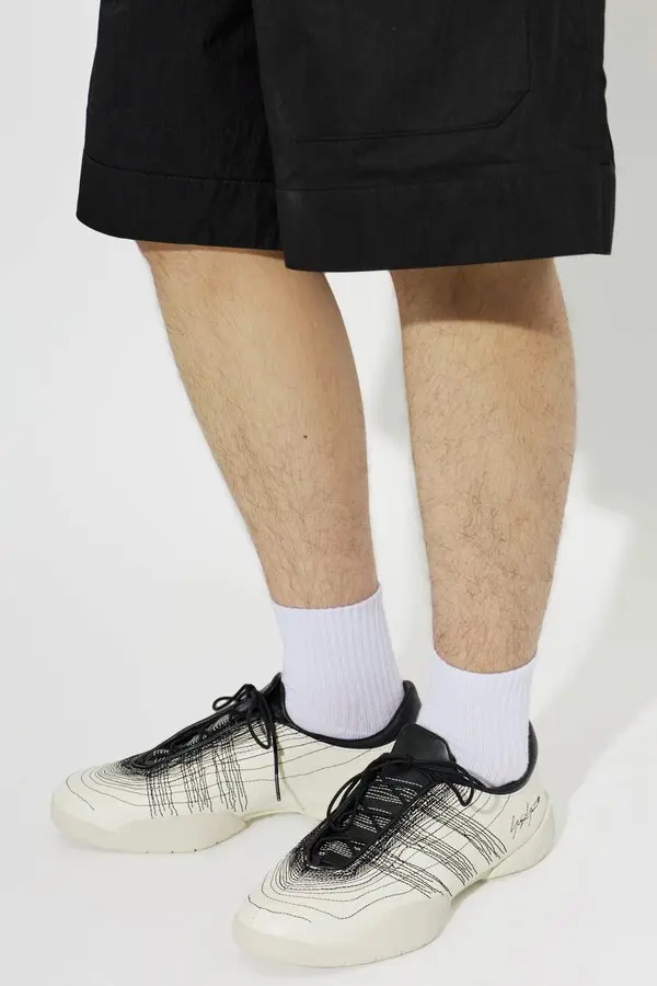 Y3 Regular Embroidery Lace-up Sneakers