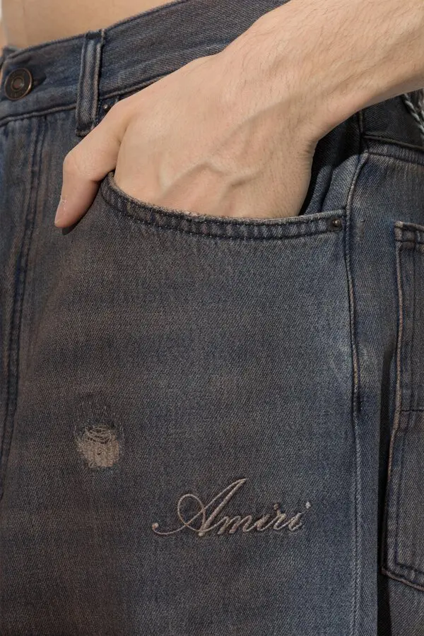Amiri Jeans With `vintage` Effect