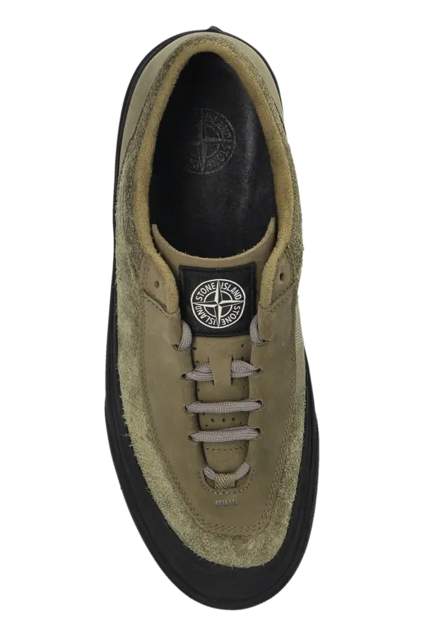 Stone Island Logo Detail Sneakers