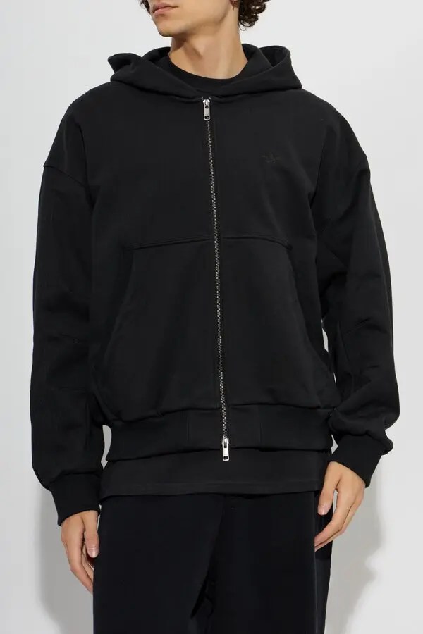 ADIDAS ORIGINALS Zip-up Hoodie With Dropped Shoulders