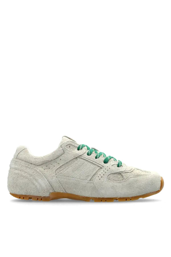 ALOHAS Tb.56' Suede Low-top Sneakers With Perforations And Rubber Sole