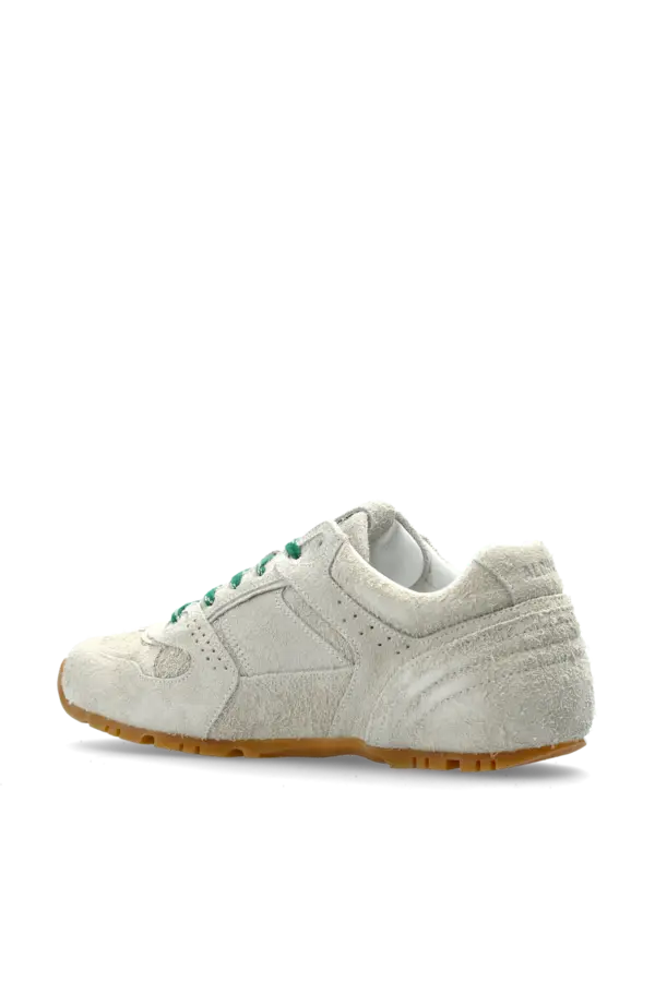 ALOHAS Tb.56' Suede Low-top Sneakers With Perforations And Rubber Sole