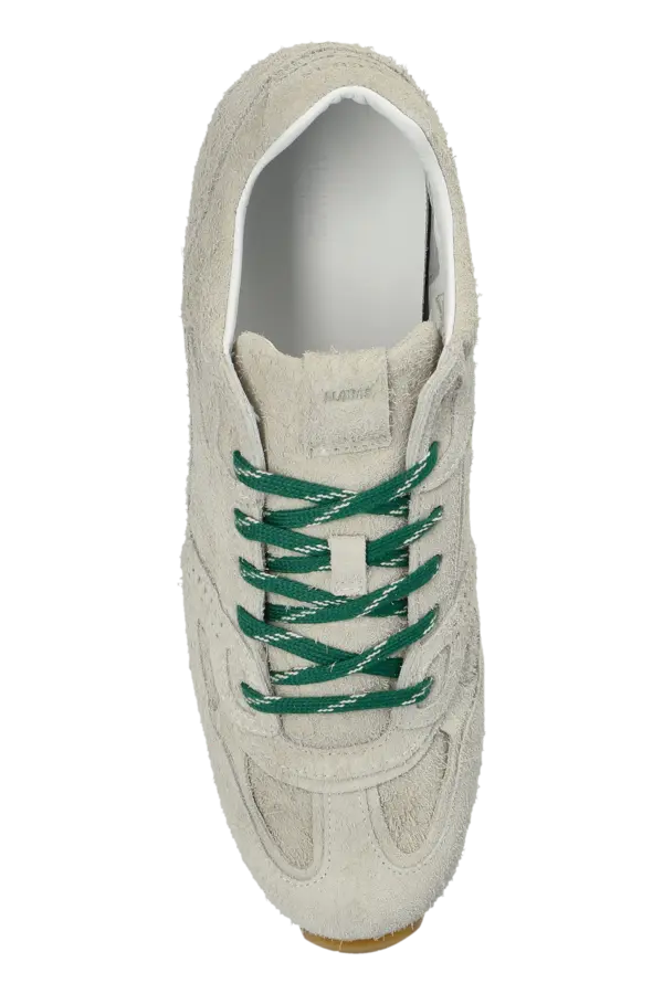 ALOHAS Tb.56' Suede Low-top Sneakers With Perforations And Rubber Sole