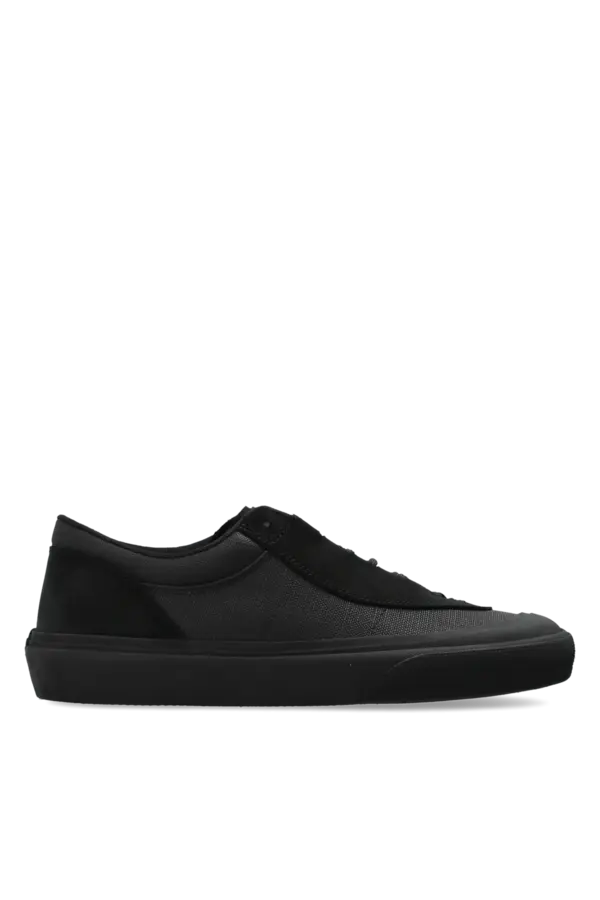 Stone Island Sports Shoes With Logo - Black