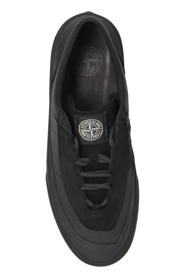 Stone Island Compass" Logo Low Top Sneakers