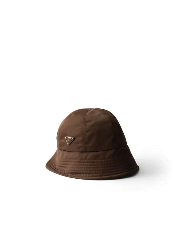 Prada Re-nylon Hat - Brown