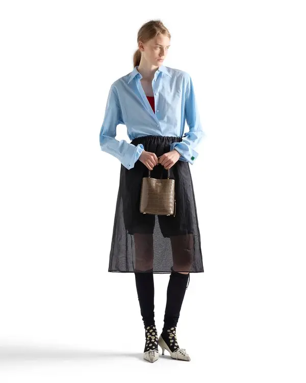 Prada Duchesse Crop Top