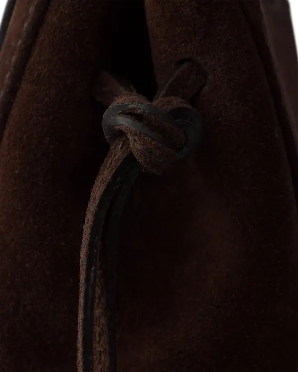 Prada Carry Mini Suede Handbag