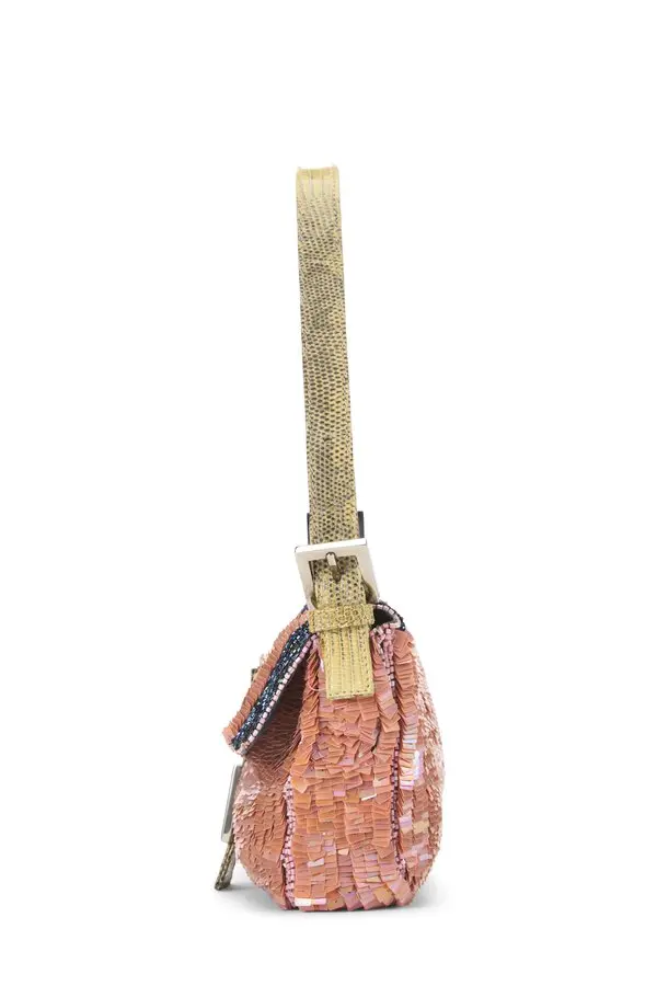 Fendi Sequin Baguette Shoulder Bag - Multi