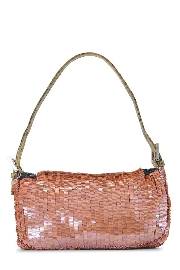 Fendi Sequin Baguette Shoulder Bag - Multi