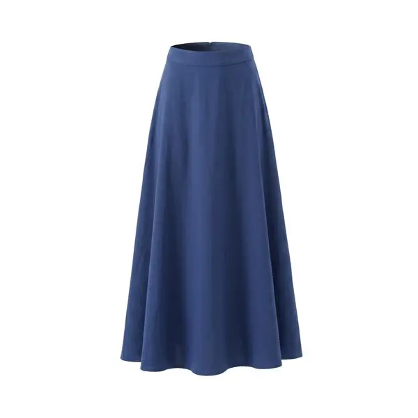 Yumi Kim Juki Navy Linen Skirt - Blue