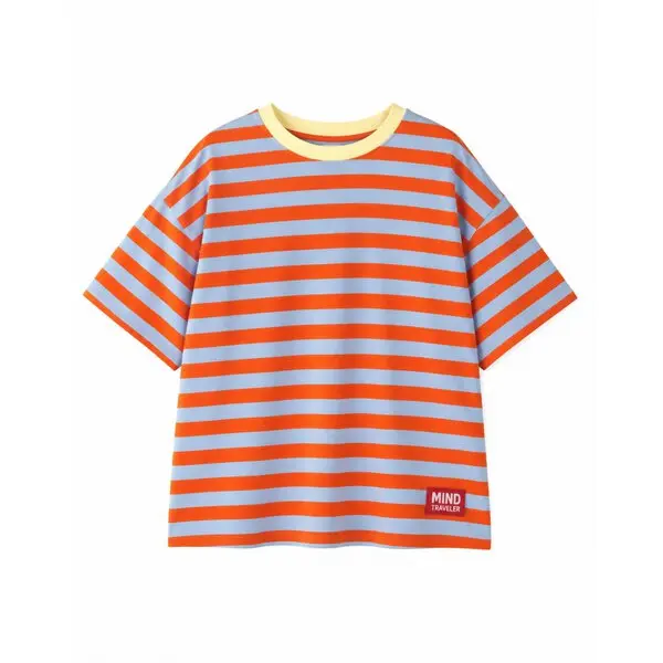 Mind Traveler Camiseta Nunu Naranja Y Celeste - Orange