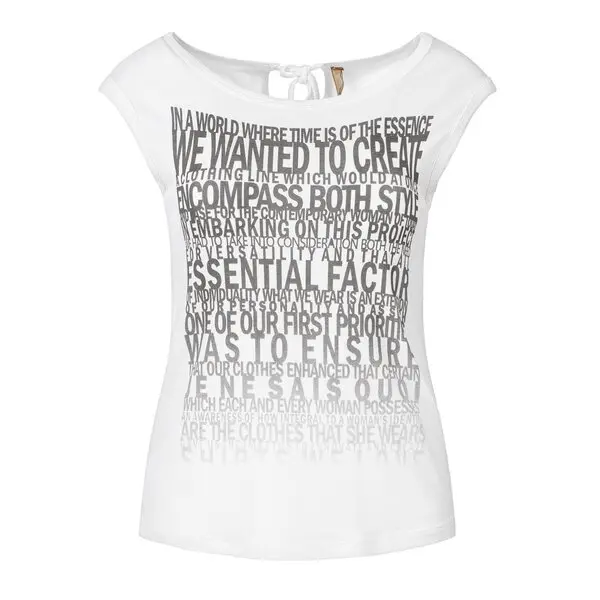 CONQUISTA Sleeveless Print Top