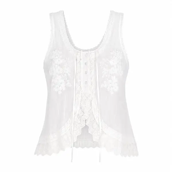 MUCHE & MUCHETTE Cannes Top - White